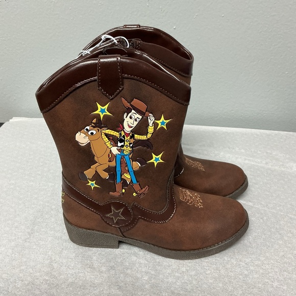 Disney | Toys | Disney Brown Toy Story Cowboy Boots | Poshmark